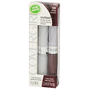 COVERGIRL Outlast All Day Two-Step Lipcolor Port Pout 526, 0.13 Oz, 0.130-Fluid Ounce