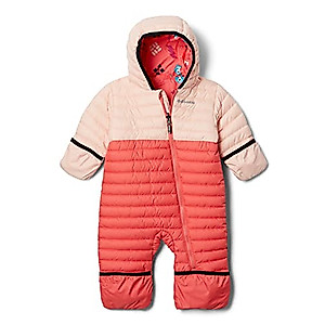 Columbia Baby Powder Lite Reversible Bunting, Blush Pink/Peach Blossom, 12/18