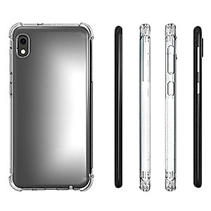 PUSHIMEI Samsung A10e Case,Galaxy A10e Case, Soft TPU Crystal Transparent Slim Anti Slip Full-Body Protective Phone Case Cover for Samsung Galaxy A10e (Clear Anti-Shock TPU)