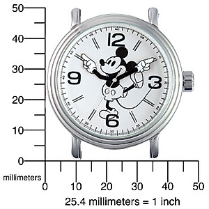 Disney Mickey Mouse Adult Vintage Articulating Hands Analog Quartz Watch