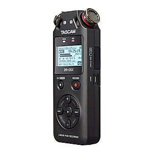 Tascam DR-05X Stereo Handheld Audio Recorder and USB Audio Interface Bundle with Recording Accessory Package and 32GB Ultra UHS-I Memory Card (3 Items)