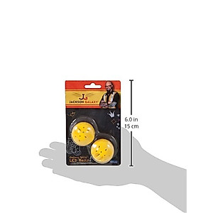 Petmate Jackson Galaxy Spiral Led Ball, 2-Pack