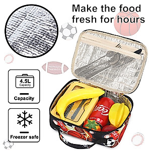 CAMTOP Soccer Backpack for Kids boys Preschool Backpacks with Lunch Box Toddle Kindergarten Basketball BookBag Set