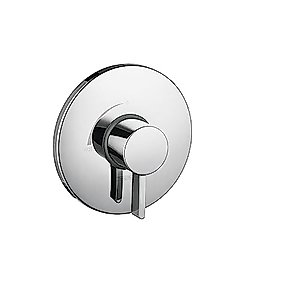 hansgrohe Ecostat Modern 1-Handle 7-Inch Wide Shower Valve Chrome, 04233000 Pressure Balance Trim, 6.75 x 6.75 x 3.00