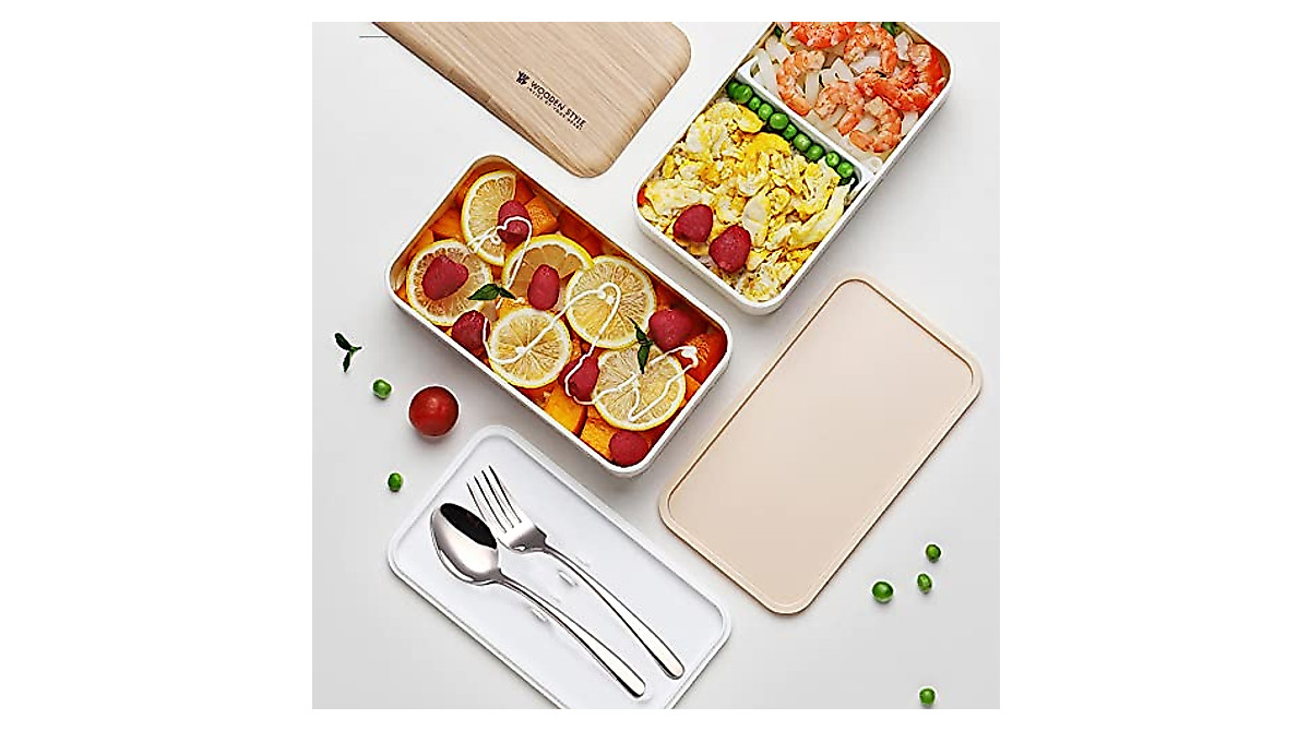 Buy the Binoster Japanese Style Bento Box - 2 Layer Compact