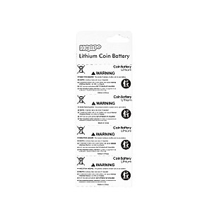 HQRP 4-Pack CR2032 Battery Compatible with Boss TU-10 Clip-On Chromatic Tuner ; DB-12 / DB-30