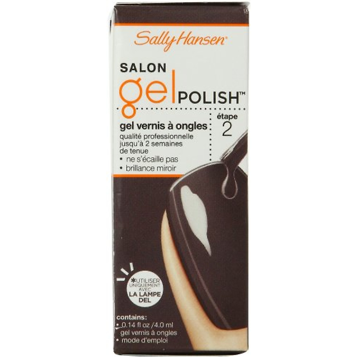 Sally Hansen Salon Pro Gel, Commander In Chic, 0.25 Fluid Ounce