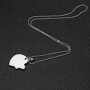 MXXGMYJ Best Friend Necklaces Gifts for 4 Bff Friendship Necklace Matching Heart Necklace for Best Friends Birthday Christmas Gifts for Women Teen Girls