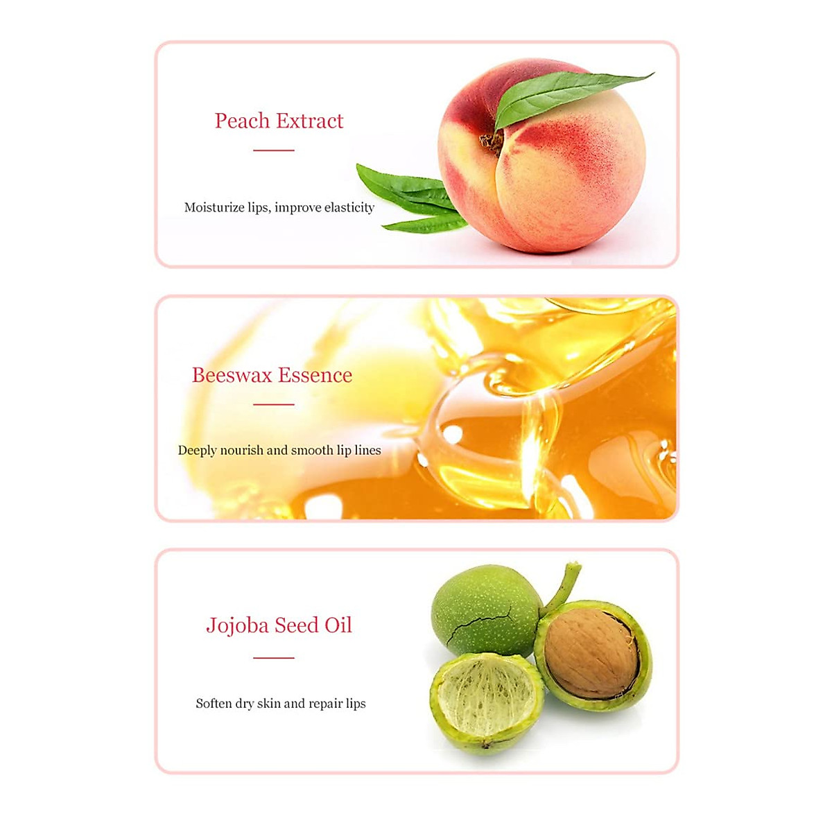 Mrettick 3Packs Hydrating Lip Oil Temperature Color Changing Lip Oil Plumping Lip Gloss Moisturizing Lip Oil Tinted for Lip Care and Dry Lip (#3)