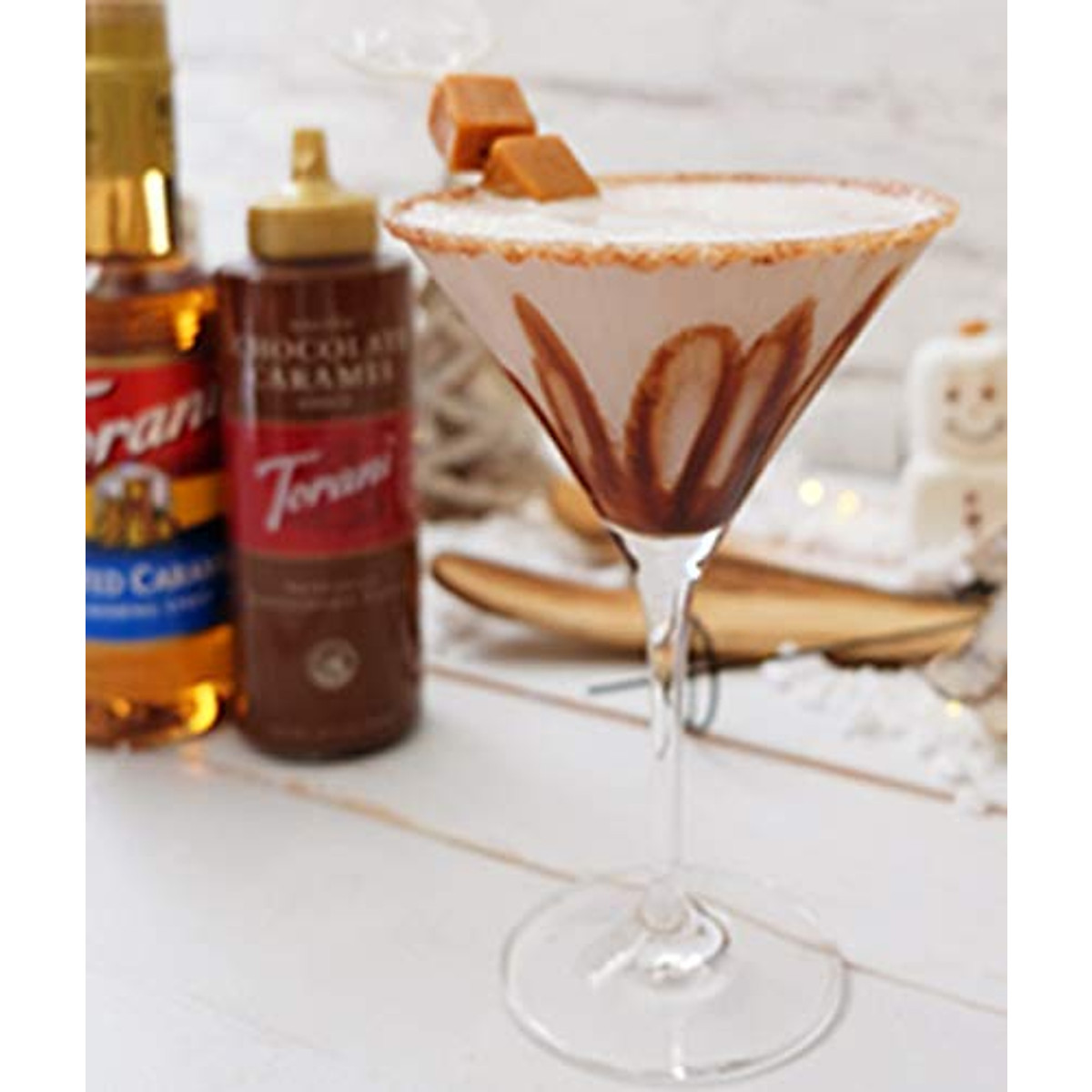 Torani 16.5oz 2-pack Sauce Sampler, Chocolate & Caramel