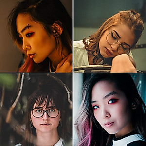 3 Sets 160 Pcs Nose Rings and Nose Studs, Surgical Stainless Steel Nose Piercings, Colorful Nose Rings Hoops Jewelry for Women, 1.5/2/2.5mm L Shaped Nose Rings Studs for Men, Idea Gift or Daily Wear