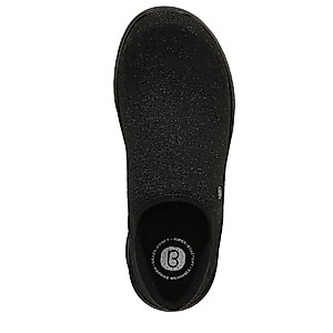 BZees Womens Take It Easy Sneaker Black Shimmer 8.5 M