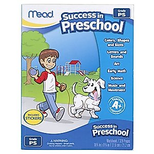 Mead Success In Preschool Workbook, Grades Pre-K (48108), White