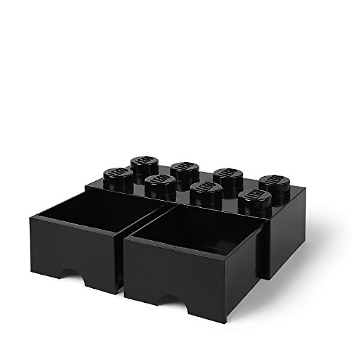 Room Copenhagen, LEGO Brick Drawer - Stackable Storage and Décor - Brick 8, Black