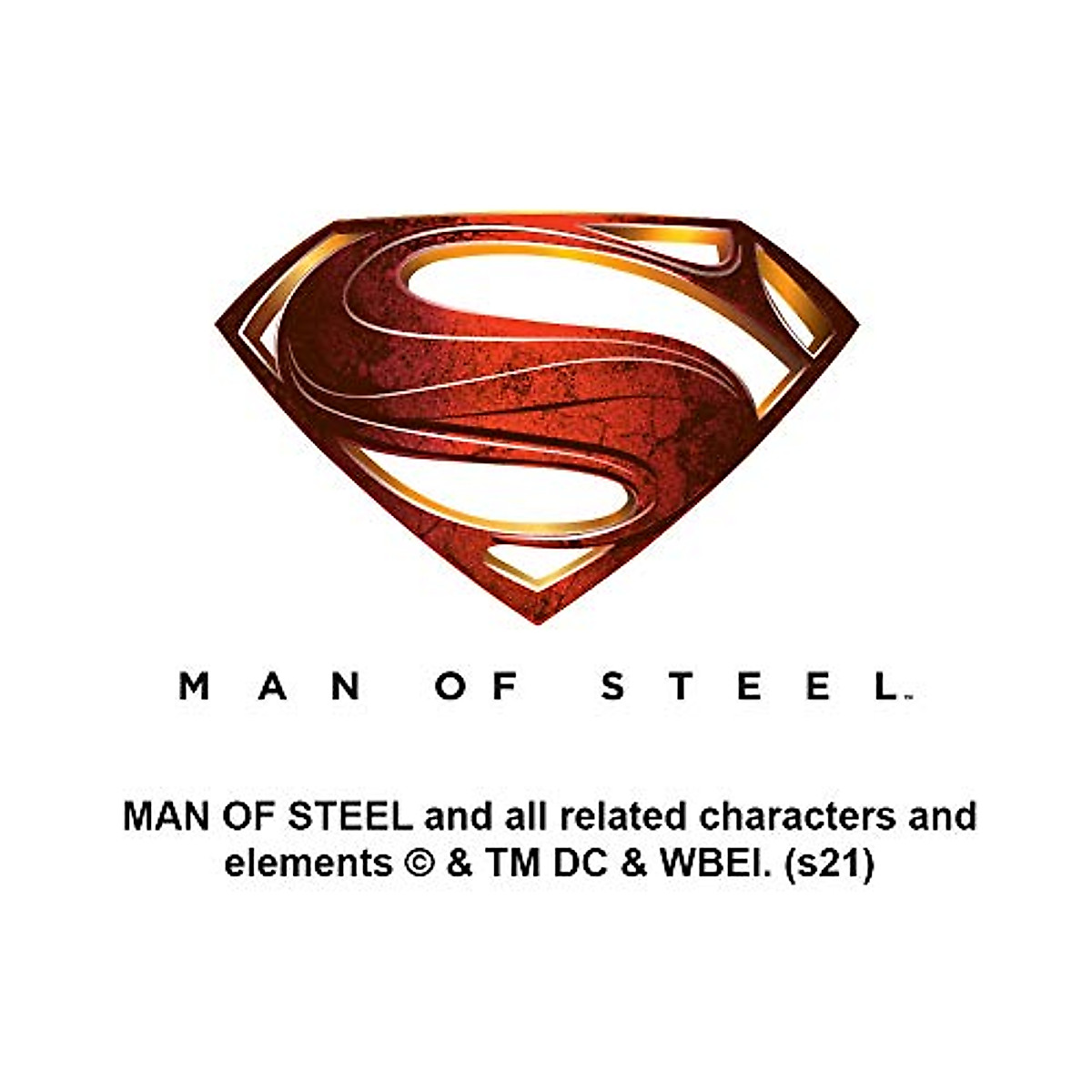 Logovision Superman Man of Steel Large Shield Stainless Steel Tumbler 20 oz Coffee Travel Mug/Cup, Vacuum Insulated & Double Wall with Leakproof Sliding Lid | Great for Hot Drinks and Cold Beverages