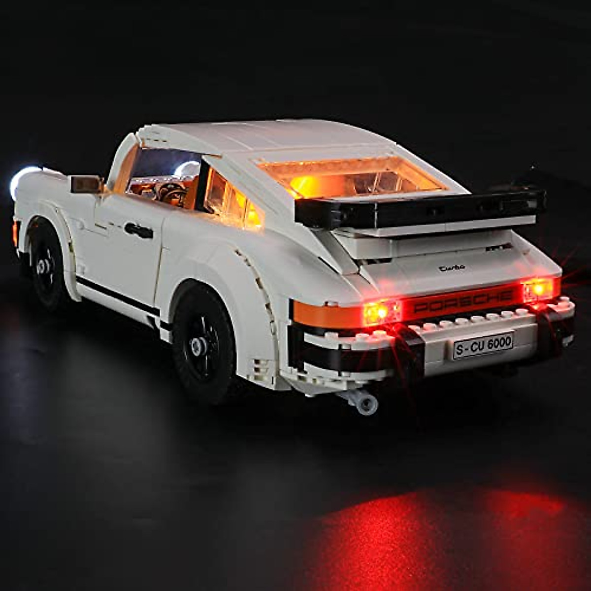 LIGHTAILING Light Set for Porsche 911 Building Blocks Model - Led Light Kit Compatible with Lego 10295(Not Include The Model)