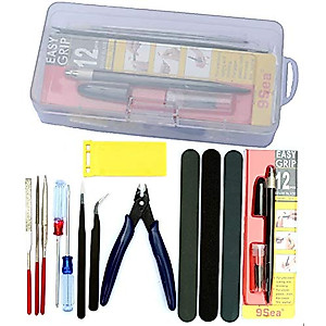 Gundam Modeler Basic Tools Craft Set For Car Model Assemble Building Kit by Alemon (Original Version)