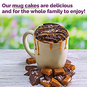 Molly and You Variety Pack Brownie Mug Cake Mix (Pack of 3) – Single Serve, No Baking, Microwavable Gourmet Mug Cake Mixes - Brownie Mix Dessert