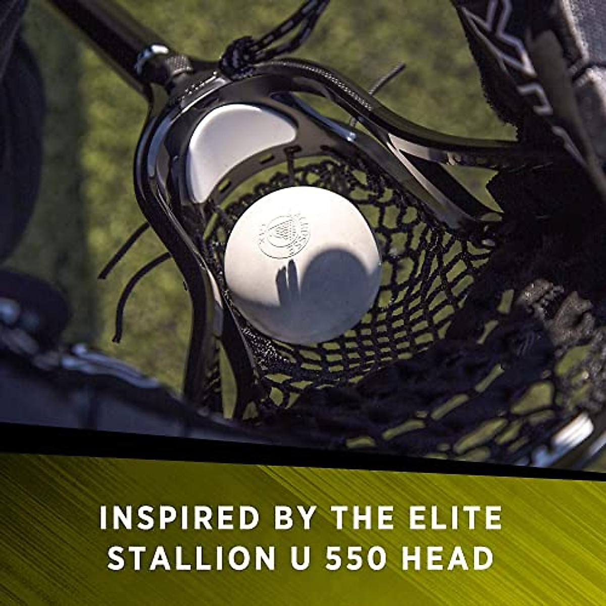 STX Lacrosse Stallion 200 A/M Boys Complete Stick , Black