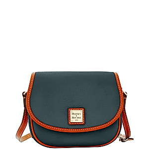 Dooney & Bourke Handbag, Pebble Grain Hallie Crossbody - Forest