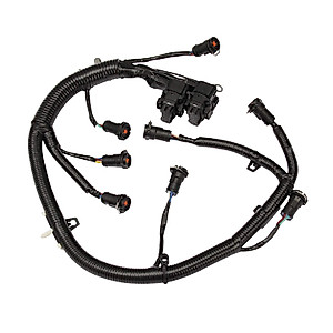 FICM Engine Fuel Injector Complete Wiring Harness | for Ford 6.0L Powerstroke Diesel | 2003-2007 F250 F350 F450 F550, 2004-2005 Excursion | Replace# 5C3Z-9D930-A, 5C3Z9D930A
