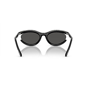 SWAROVSKI SK6006 Sunglasses, Black/Dark Grey, 54 mm