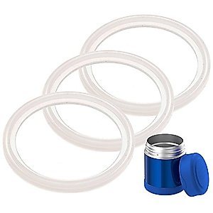 3-Pack of Thermos (TM) Food Jar 10 Ounce FUNtainer (TM) -Compatible Gaskets / O-Rings / Seals by Impresa Products - BPA-/Phthalate-/Latex-Free - Replacement for 10 Ounce Container