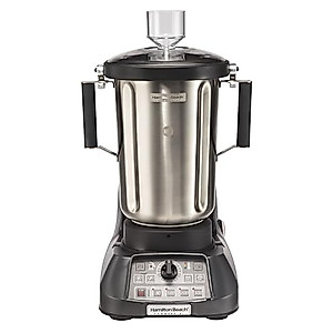 Hamilton Beach Commercial HBF1100S Culinary Blender, 1 gal/4 L, Powerful Precision with Great Results, 19.25" Height, 12" Width, 15" Length, Grey