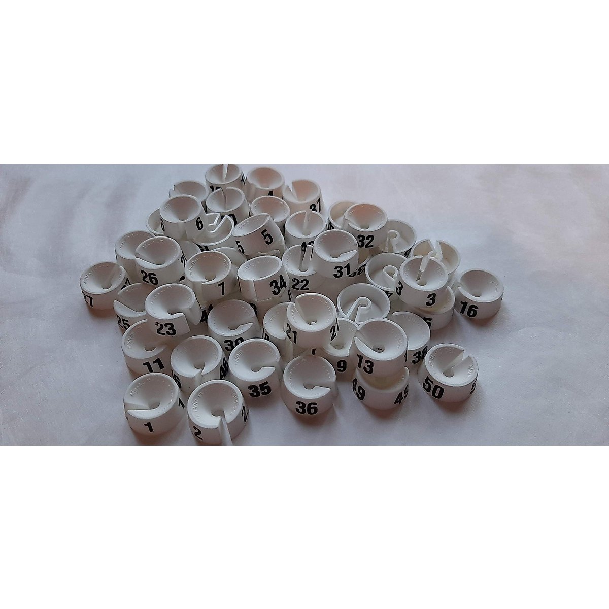 Hanger Marker, Sequential Numbers 1-50