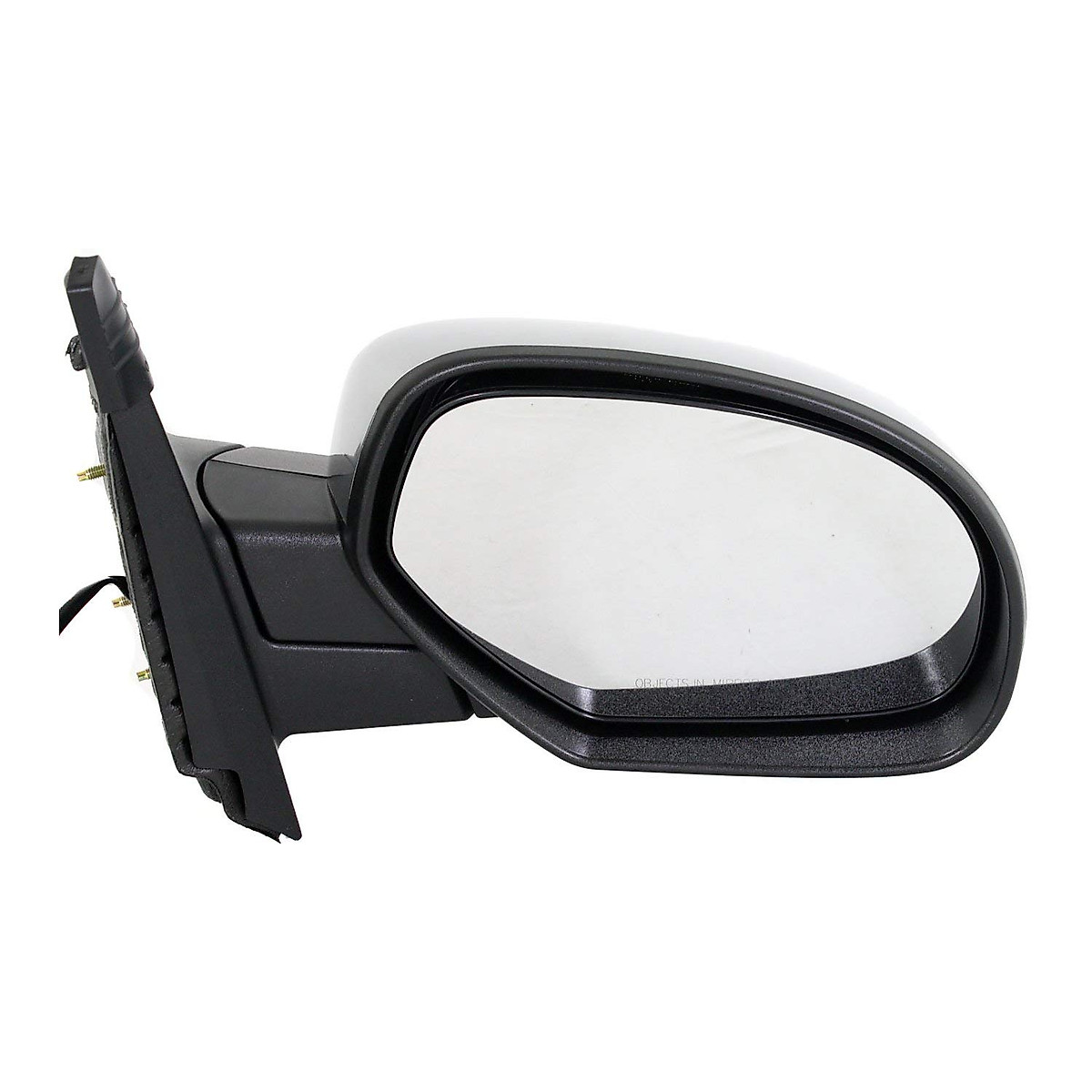 Kool Vue Left & Right Power Heated Mirrors Compatible With Chevrolet Silverado 1500 2007-2013 Manual Fold w/o Signal Light, Blind Spot, Memory, Puddle Lamp & Auto-Dimming Chrome New Body, Off Road Pkg