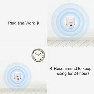 (6 Pack) Ultrasonic Pest Repeller, Electronic Plug in Sonic Repellent pest Control for Insects Roaches Ant Mice Bugs Mouse Rodents Mosquitoes Spiders, Home, Office, Warehouse, Hotel