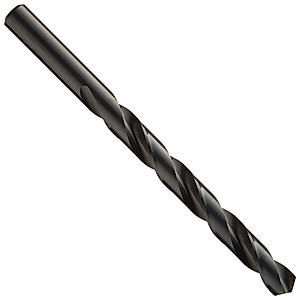 Chicago Latrobe - 57712 150 Series High-Speed Steel Jobber Length Drill Bit Set with Metal Case, Black Oxide Finish, 118 Degree Conventional Point, Inch, 21-piece, 1/16" - 3/8" in 1/64" increments