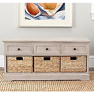 Safavieh 3 Drawer Storage Unit, 0, Vintage Grey