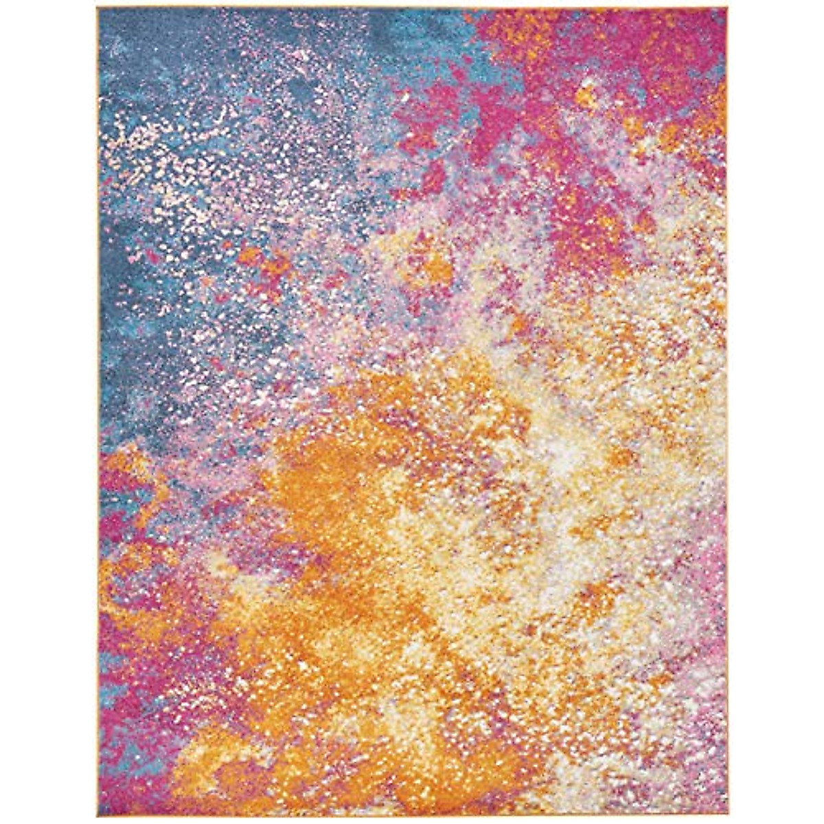 Nourison Passion Bohemian Abstract Sunburst Area Rug, (8' x 10')