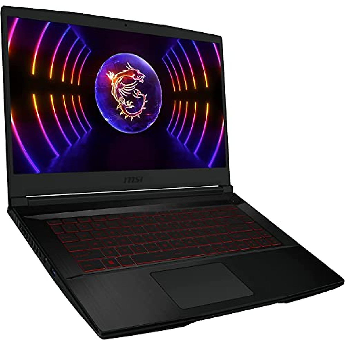 MSI 2023 GF63 Thin 15.6" 144Hz FHD IPS Gaming Laptop 10-Core Intel i7-12650H NVIDIA RTX4050 6GB GDDR6 32GB DDR4 2TB NVMe SSD HDMI WiFi AX RJ45 USB-C w/DP Backlit Keyboard Windows 10 Pro w/RE USB