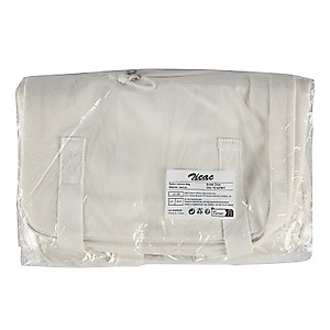 Zicac Unisex DIY Canvas Backpack Daypack Satchel (White 02) (Beige)