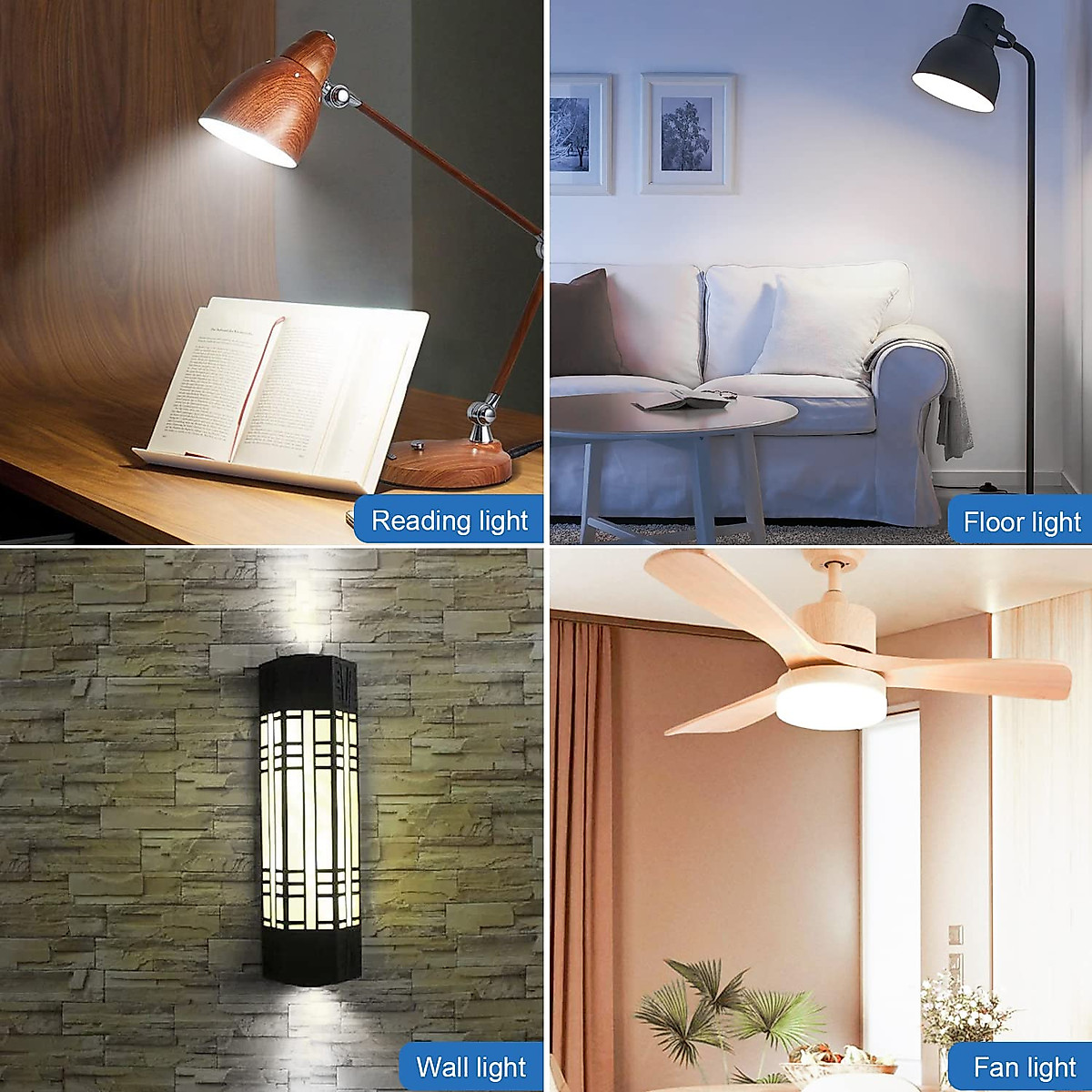 Led Light Bulbs 300W Equivalent Super Bright 5000Lm 5000K Cool Daylight White Led Bulb E26/E27 Medium Base 40w Waterproof Led Corn Light Bulb for Outdoor Indoor Lamp Bedroom Office Garage-2 Pack.