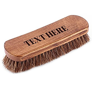 Personalized Horse Hair Brush for Horse Lover,Sinseike Custom Horse Brushes (Brown)