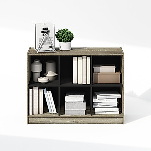 Furinno Basic 3x2 Cube Organizer Shelf Storage, Bookcase, French Oak