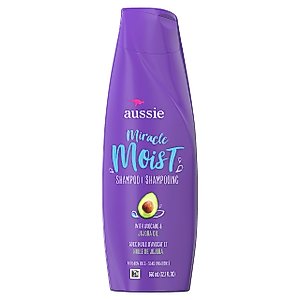 Aussie For Dry Hair Paraben Free Miracle Moist Shampoo W/Avocado & Jojoba, 12.1 Fluid Ounce