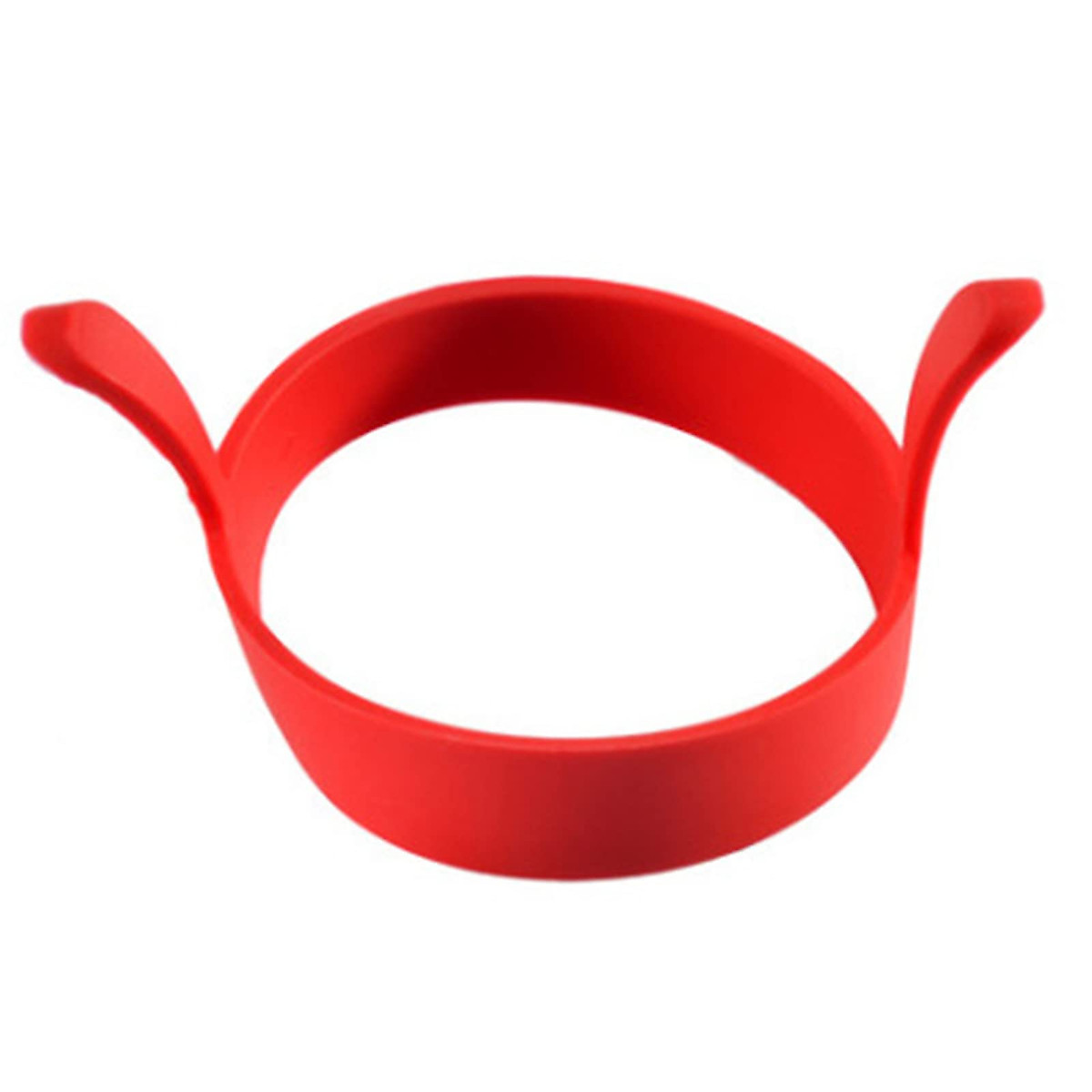 Yuly Nonstick Food Grade Silicone Egg Maker Pancake Rings Dishwasher Safe Gift For Cooking Lover Durable Silicone Egg Mold, orange