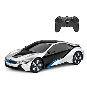 RASTAR BMW i8 RC Car BMW i8 1/24 Remote Control Car, BMW Toy Car - Silver