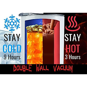 Onebttl True Crime Gifts for Women, Crime Scene Merchandise Cups, Mugs for Crime Show Lovers, 20Oz Stainless Steel Travel Tumbler, White, Queen