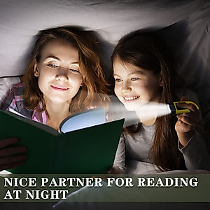 Leelosp 9 Pieces Hand Crank Solar Powered Flashlights, Emergency Rechargeable LED Flashlight Survival Flashlight Gear Self Powered Charging Torch for Outdoor Sports Hiking Camping, Green Yellow Black