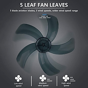 Aottop 16 inch Wall Mount Fan with Remote Control - 2 Pack, 3-Speed and 3 Modes, Timer Function, Adjustable Head, Oscillating Fan for Home and Office - Black