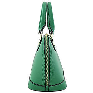 Zip-Around Classic Dome Satchel (Kelly Green)