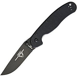 Ontario Rat II Linerlock Black D2 ON8830