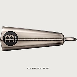 Meinl Percussion Handheld Cowbell with Holder, 6 1/4" Hand Brushed Steel — NOT Made in China — Low Pitch, 2-Year Warranty (STB625HA-CB)