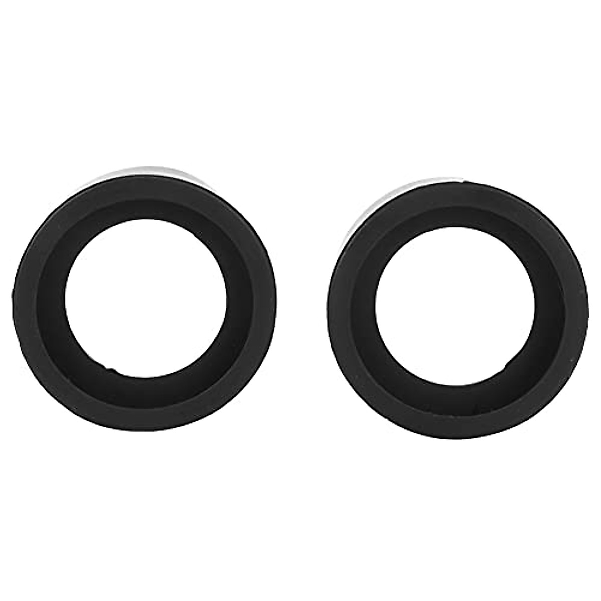 2PCS Eyepiece Cover Eyepiece Guard Soft Rubber 36mm Stereo Microscope Accessory for 32-36mm Stereo Microscope(Oblique Angle)