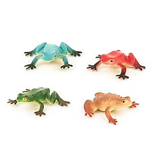 Terra by Battat – 60 Pcs Lizards Animal Tube – Realistic Plastic Animal Toys – Reptile & Amphibian Figurines – Frog, Alligator, Snake & More for Kids and Toddlers 3+